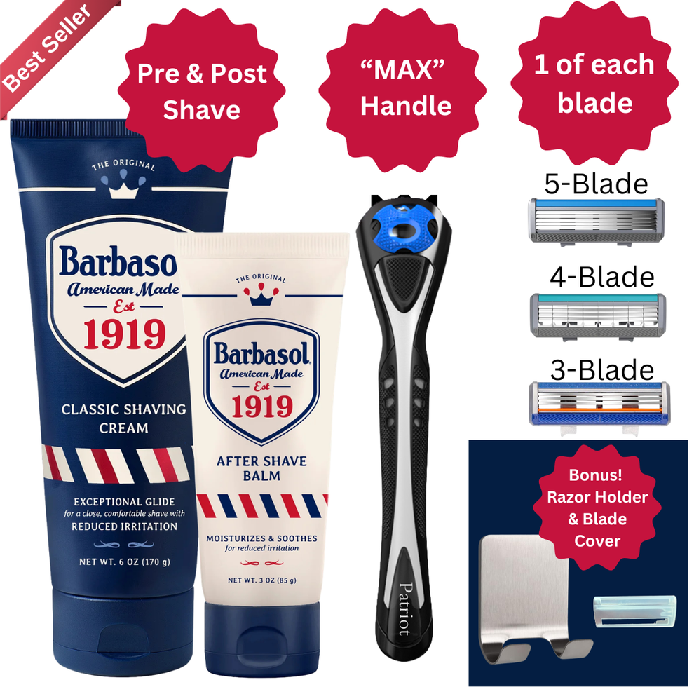 Freedom MAX Premium Starter Kit – Patriot Shave